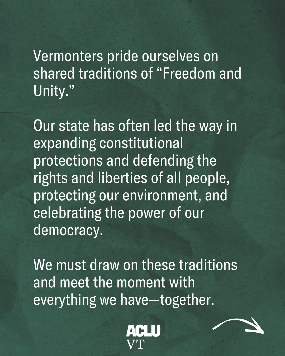 FUUSB Signs ACLU-VT Letter Calling State Lawmakers to Action - First ...